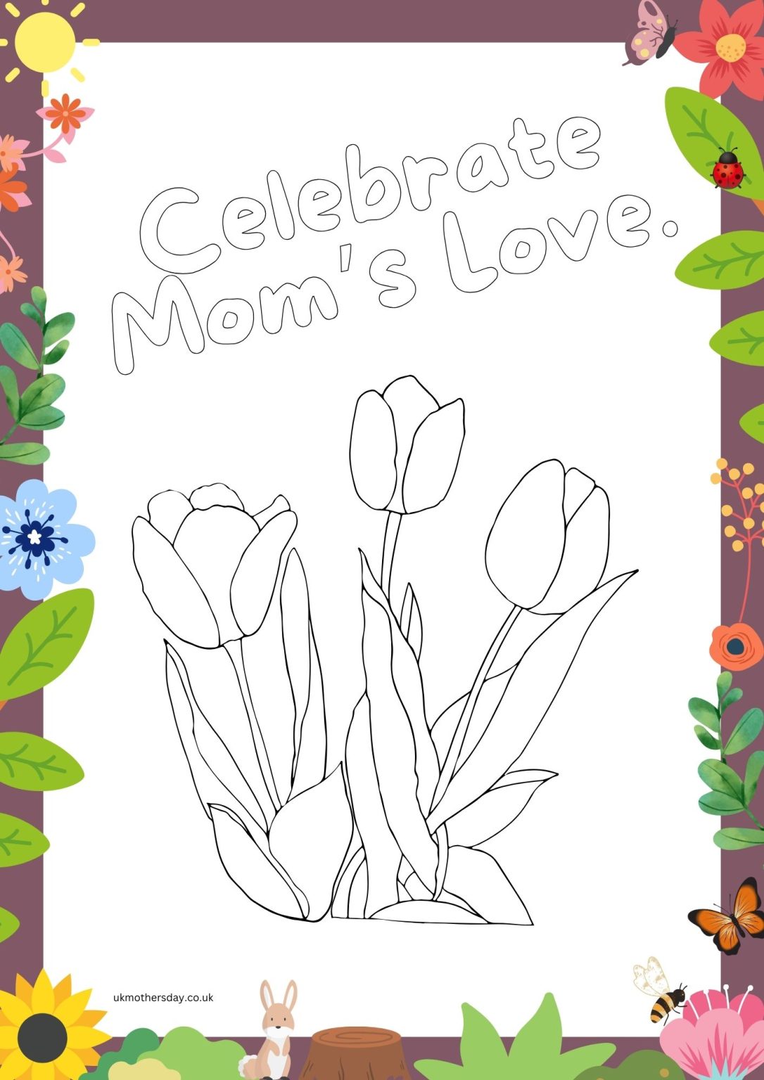 20+ Mother's Day Coloring Pages and Sheets